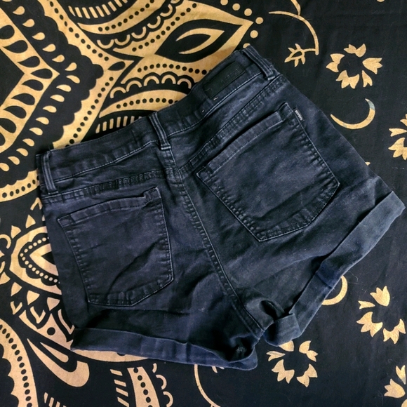 Garage | Shorts | Garage Black Denim High Rise Shorts | Poshmark